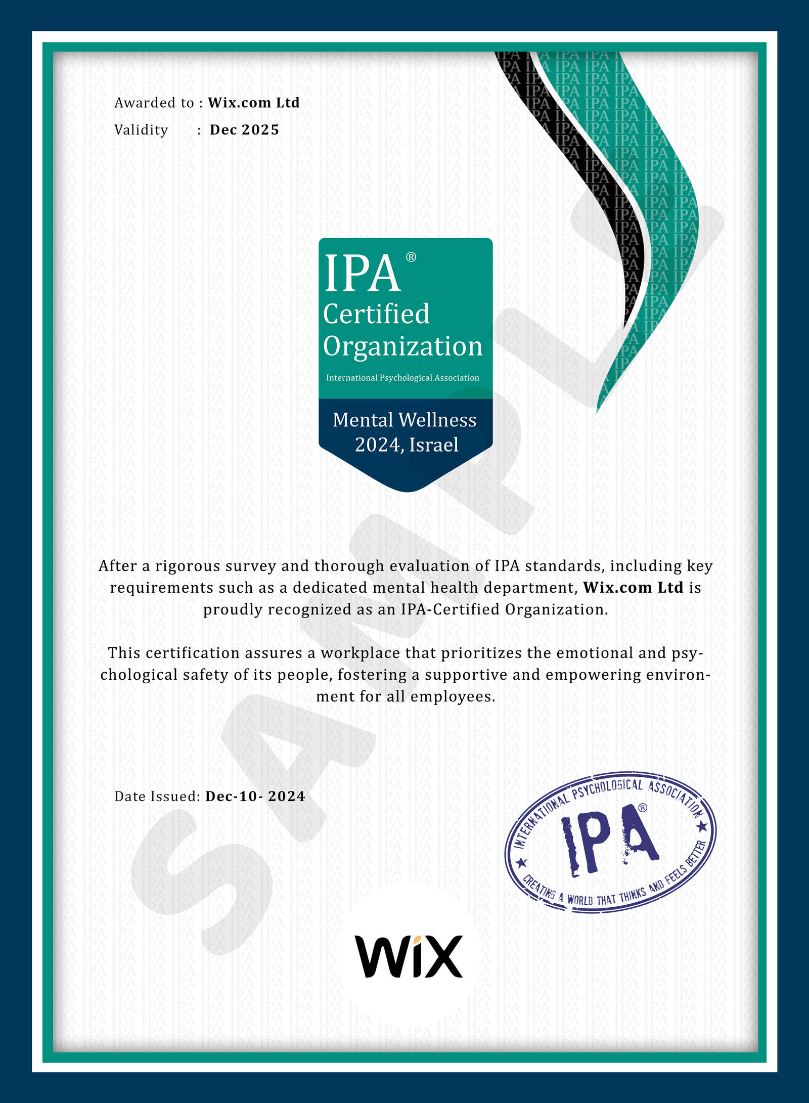 IPA | International Psychological Association